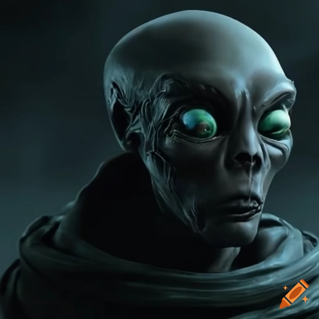 Alien creature on Craiyon