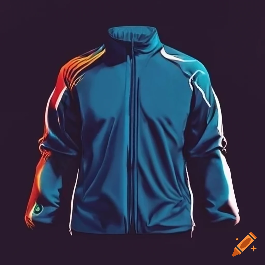 Volleyball track jacket design on Craiyon