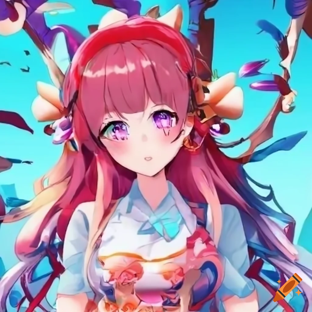 Virtual youtubers on Craiyon