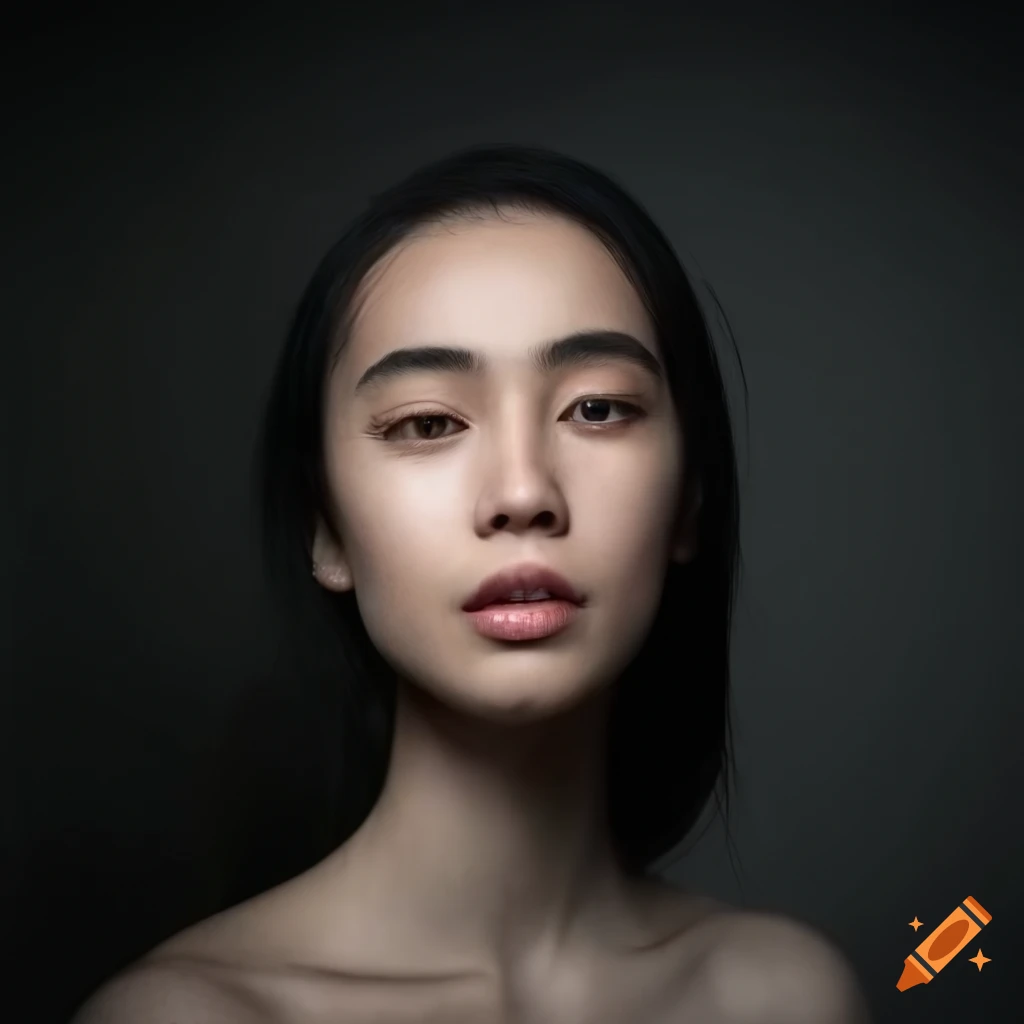 Portrait face image displaying a single word and its definition on Craiyon