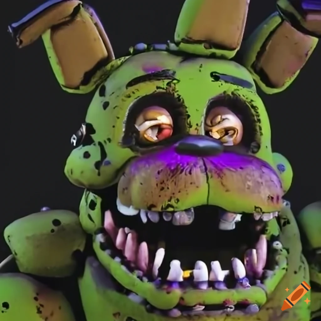 Springtrap character on Craiyon