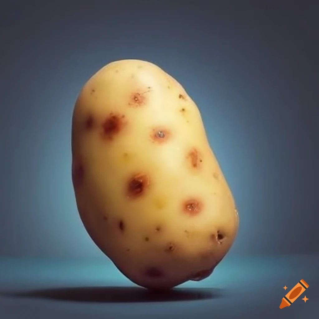 Rare potato valued at a million dollars on Craiyon