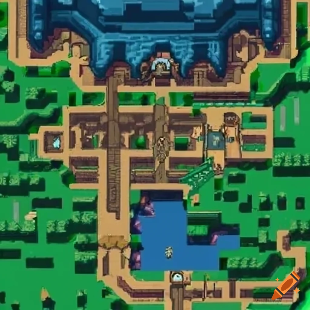 Fire emblem snes era stage map on Craiyon