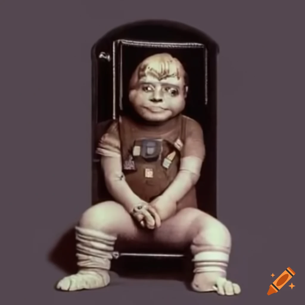 Earl Sinclair as the Star Child from 2001: A Space Odyssey on Craiyon