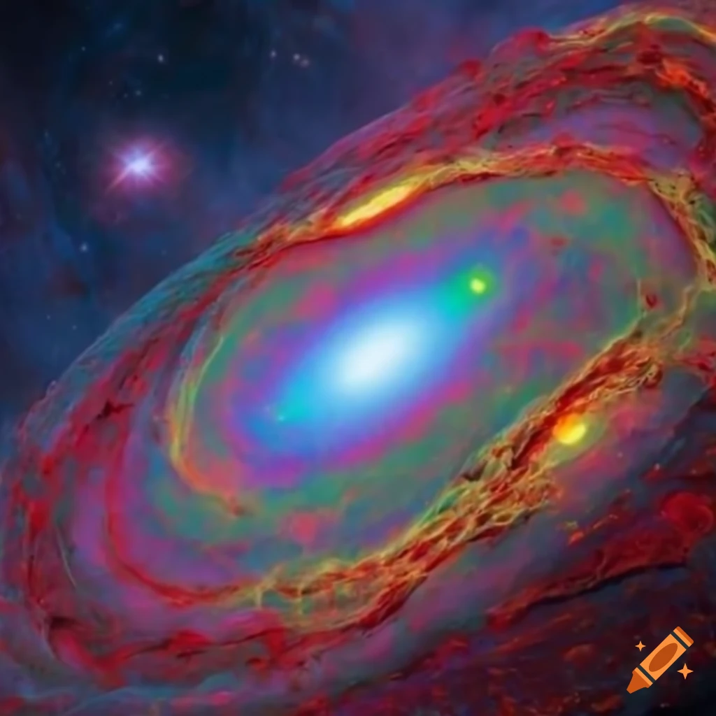 Detailed and colorful visualization of the birth of the universe on Craiyon