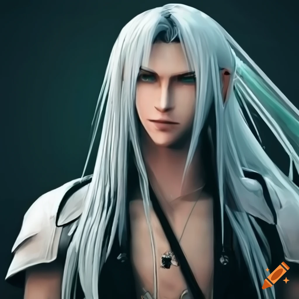 Sephiroth character on Craiyon