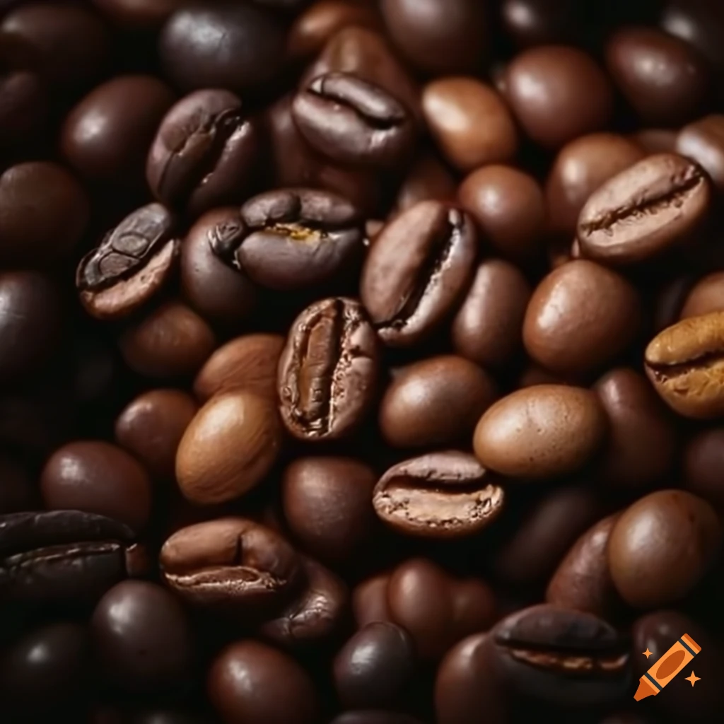 Hyper-realistic coffee bean on Craiyon