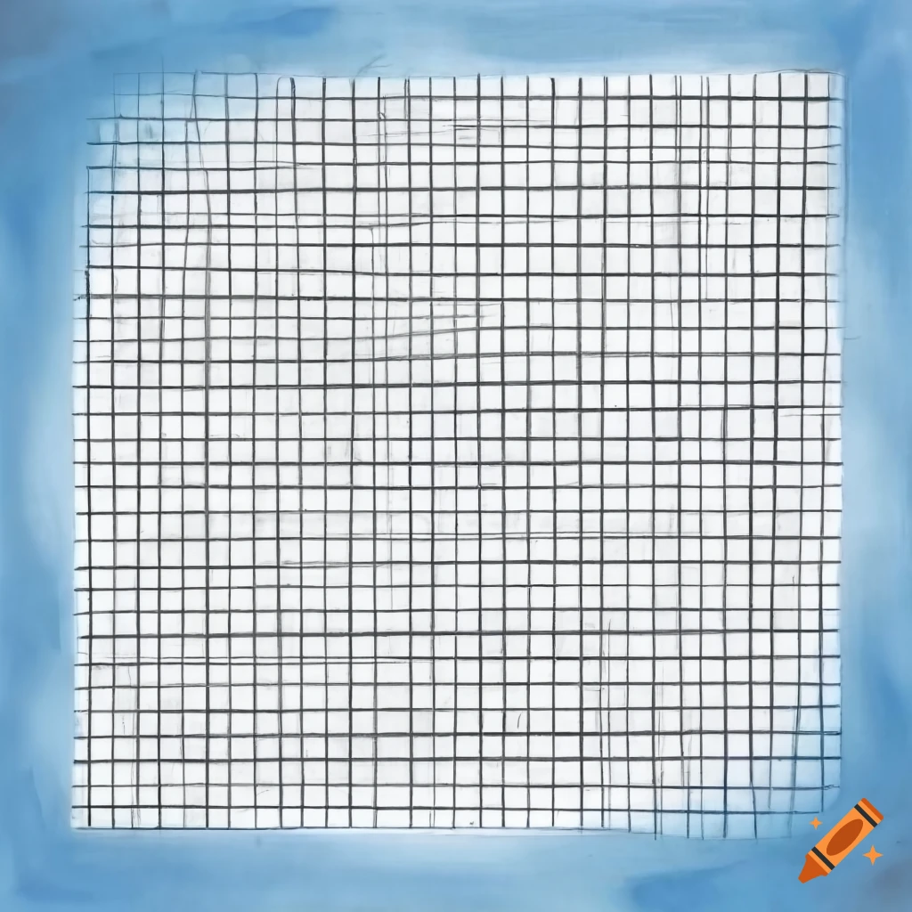 Grid template for artistic painting with 12 squares on Craiyon