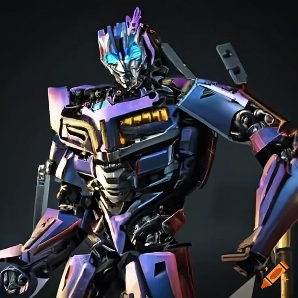 Transformer with a DirtBike alternate mode on Craiyon