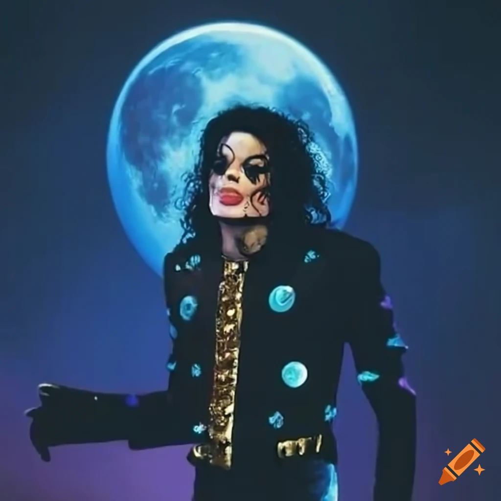 Michael jackson moonwalking on Craiyon