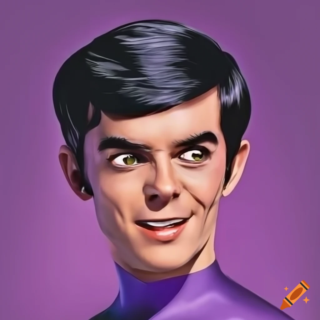 Cartoon of a dorky american man in a teacher outfit with an amethyst ...