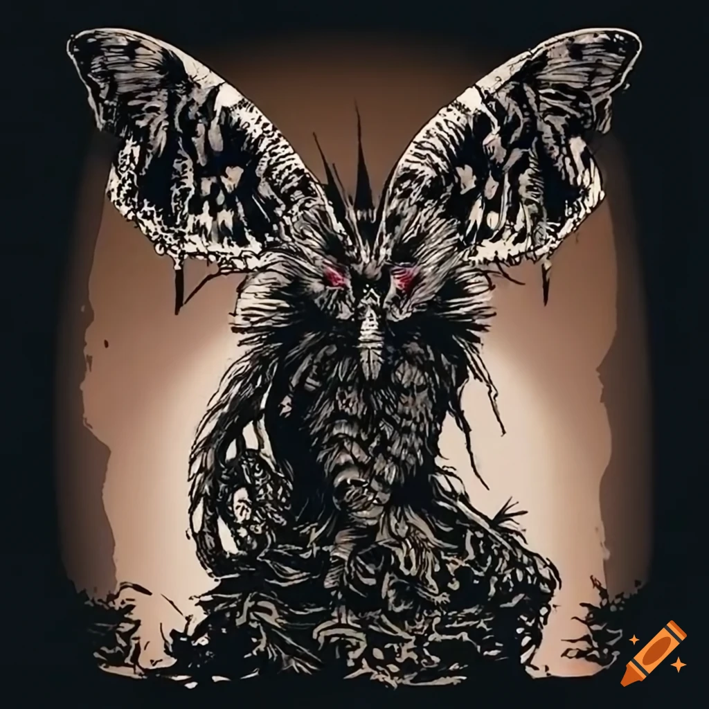 Mothman on Craiyon