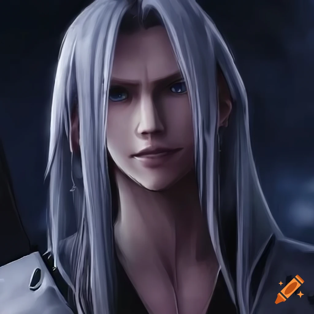 Sephiroth character on Craiyon