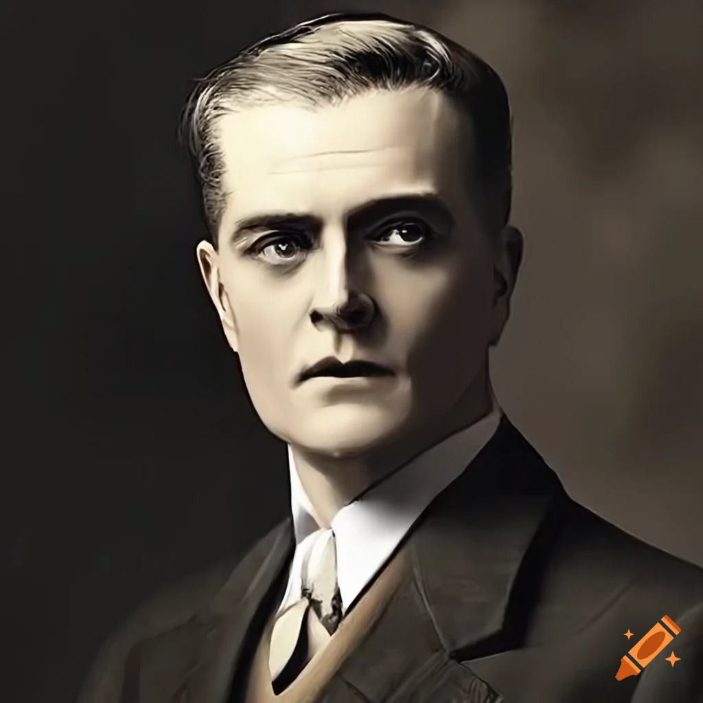 F. scott fitzgerald on Craiyon