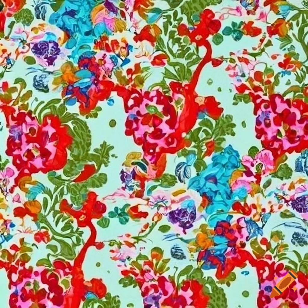 Josef frank pattern on Craiyon