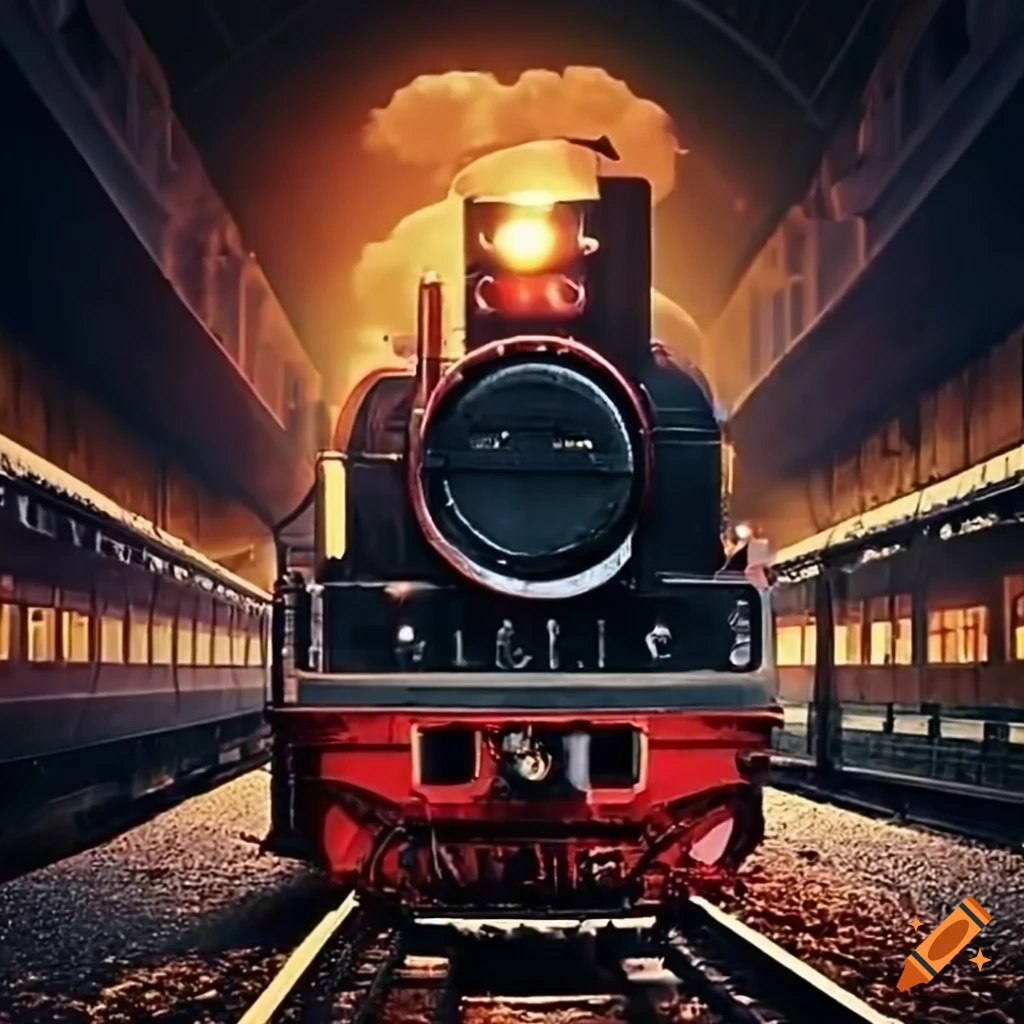 The midnight express train on Craiyon