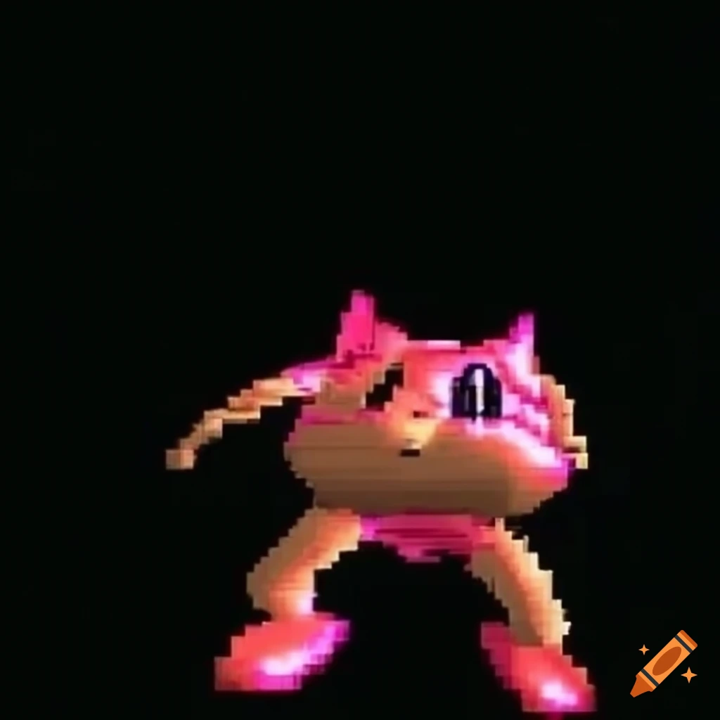 N64 game sprite featuring a bunny and stingray in a fighting scene on ...