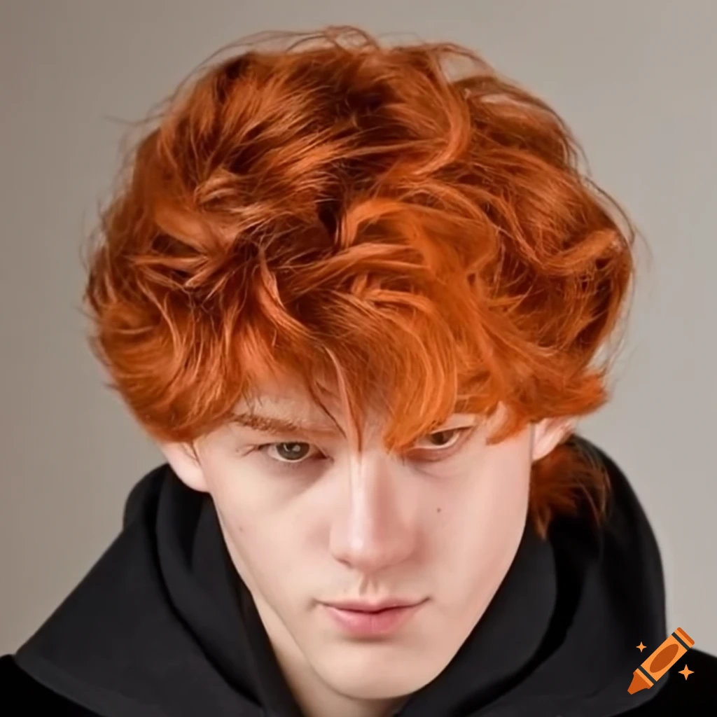 Good looking red-headed male on Craiyon