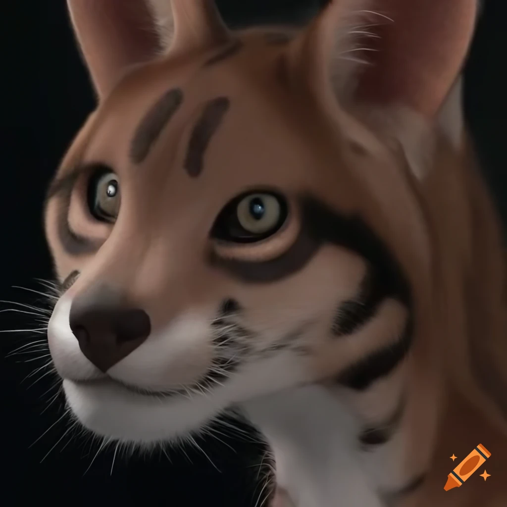 Furry creature on Craiyon