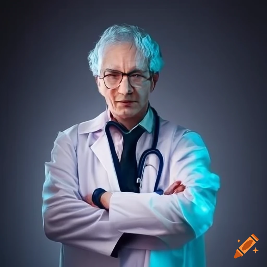 Medical doctor in a professional photo on Craiyon