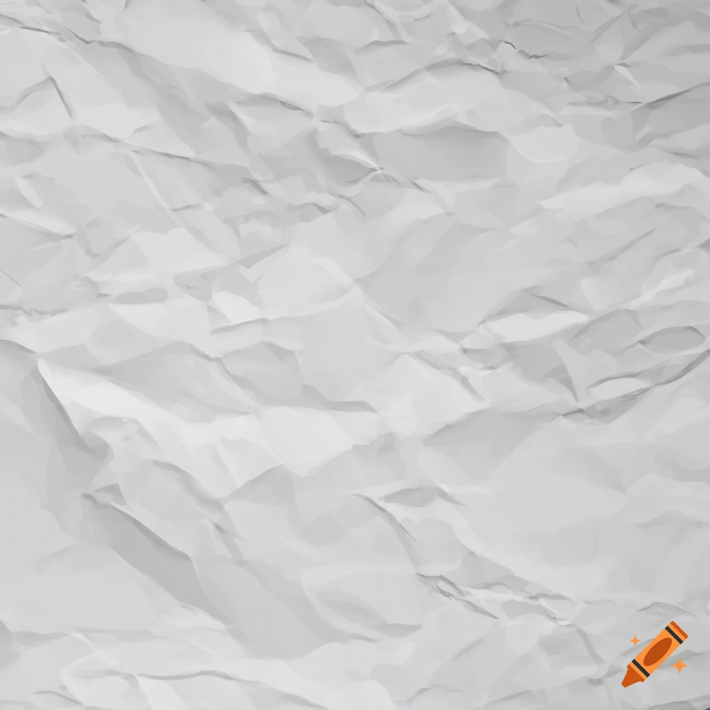 Slightly crumpled white paper texture background on Craiyon