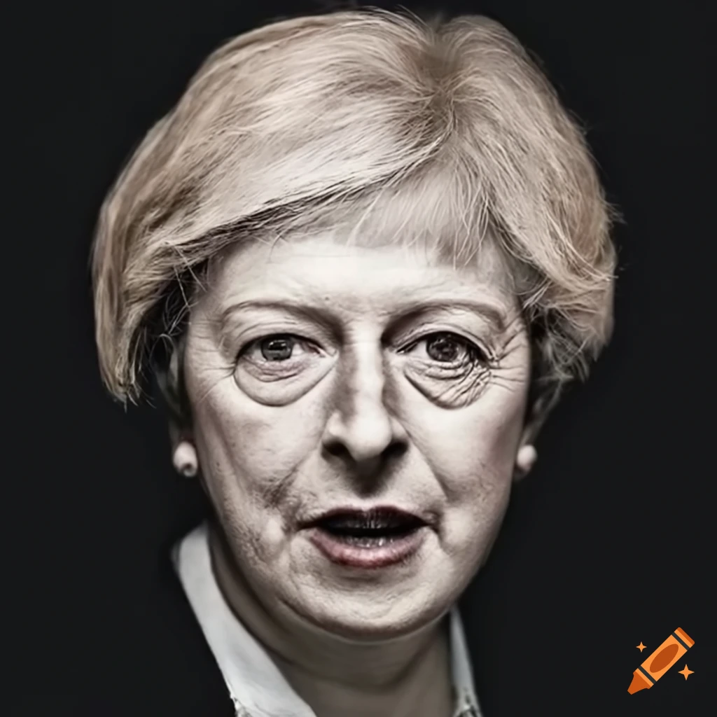 Merged headshot portrait of political figures on Craiyon