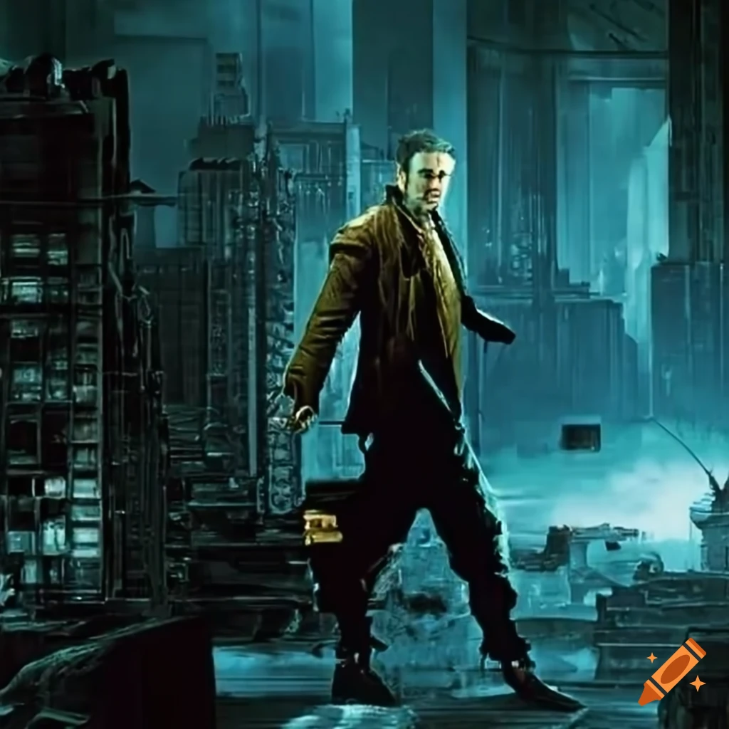 Scene inspired by Blade Runner on Craiyon