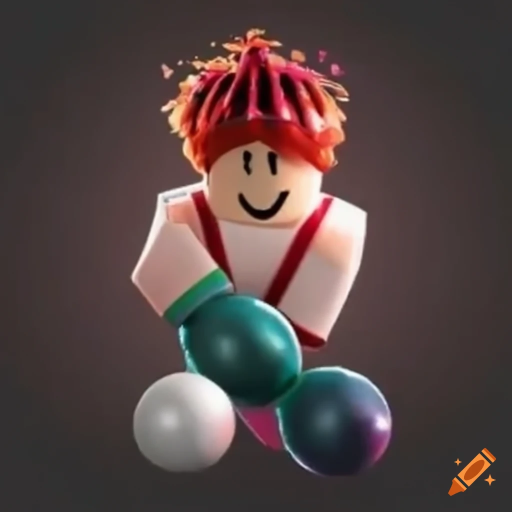 Roblox bowling game thumbnail on Craiyon