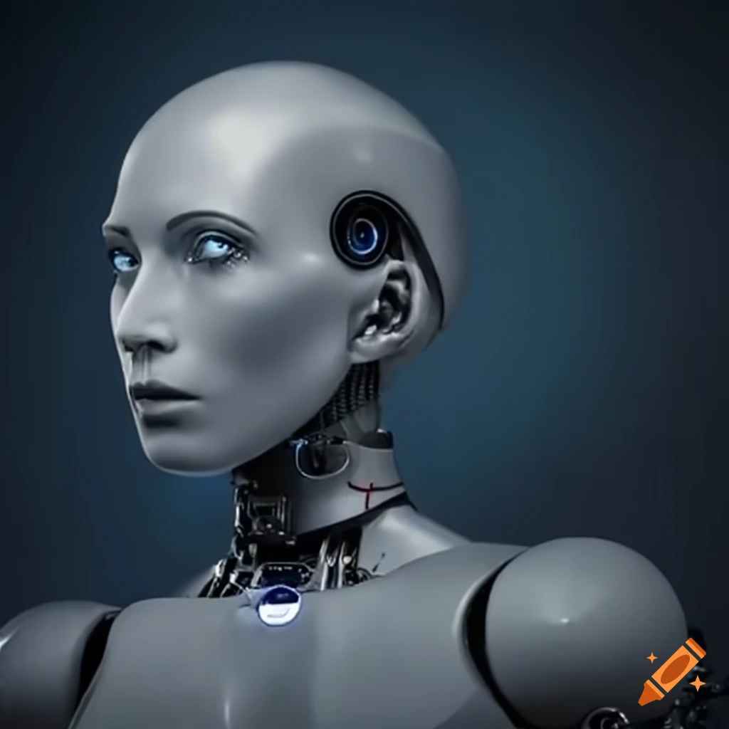 Human-sized robot on Craiyon