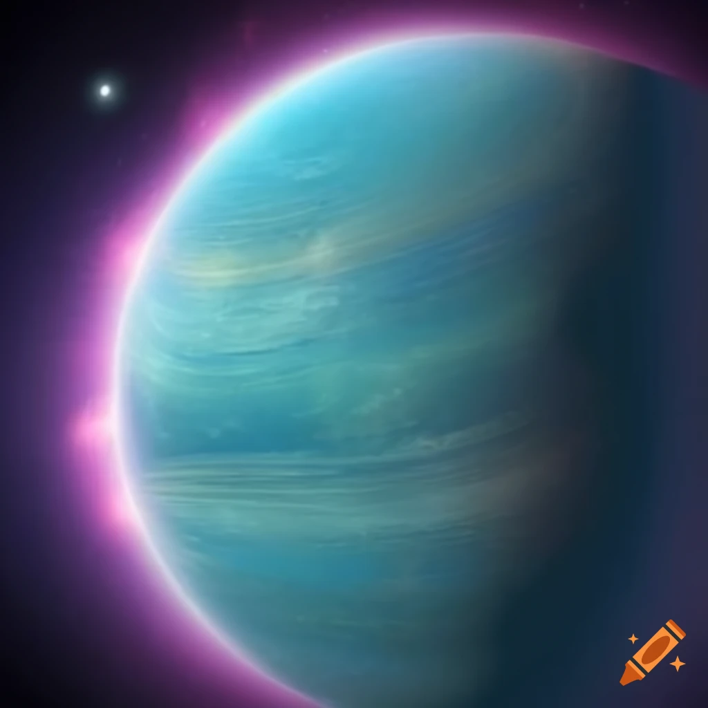 Exploring alien landscapes on a gas giant planet on Craiyon