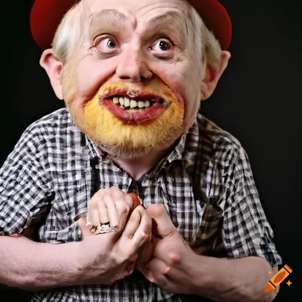 Half man half womble in high resolution on Craiyon