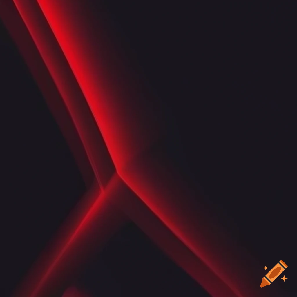 Dark black phone background with red triangle details on Craiyon