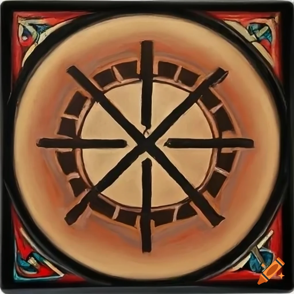 Viking ritual symbol on Craiyon