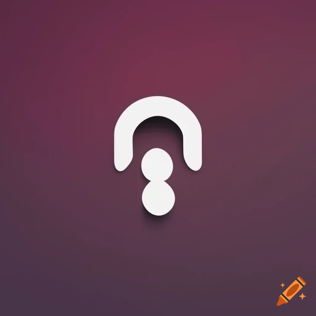 Minimalist icon symbolizing power in color on Craiyon