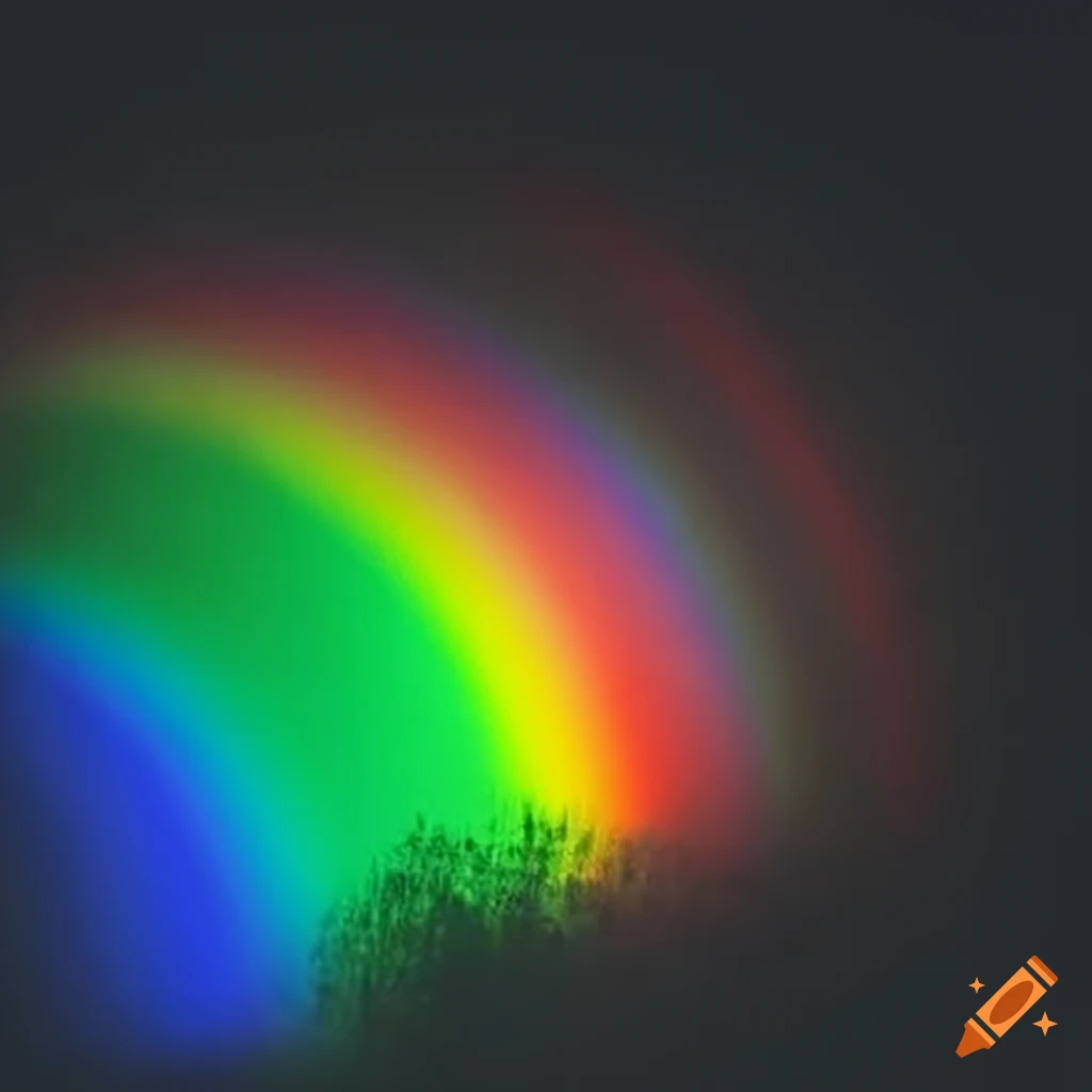 Retro rainbow on Craiyon