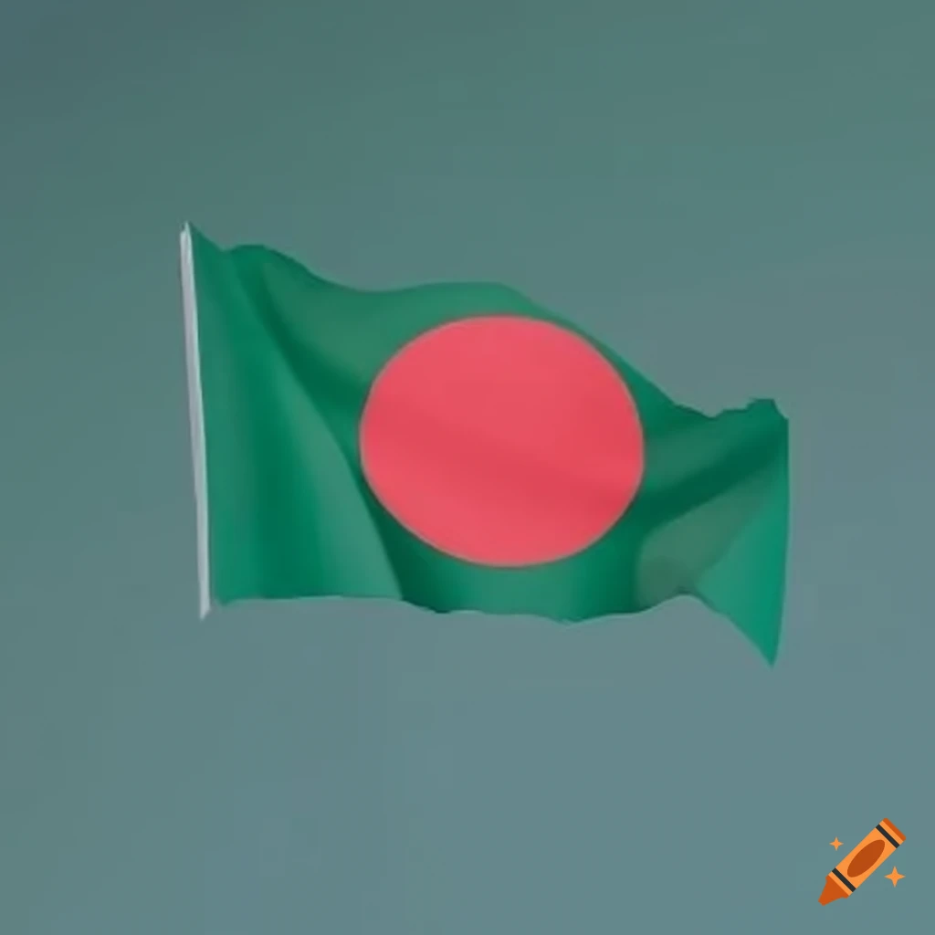 Flag of bangladesh on Craiyon