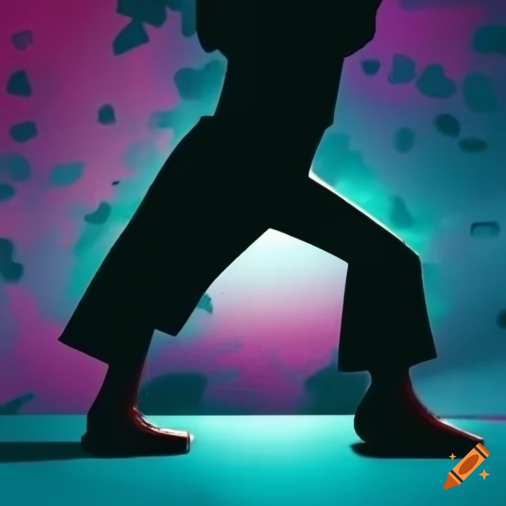 Logo for radio show 'Step with Stephen' featuring step-fitness on Craiyon