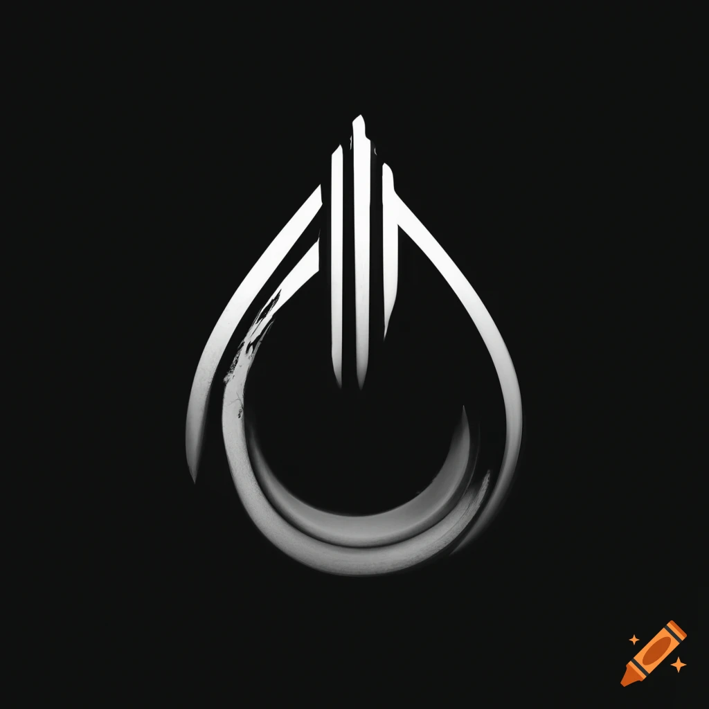 Dark logo design with initials sw on Craiyon