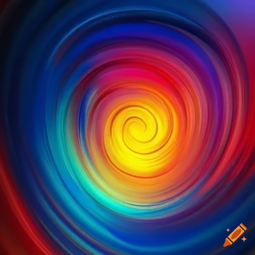 Abstract artwork with yellow, blue, and red colors on Craiyon