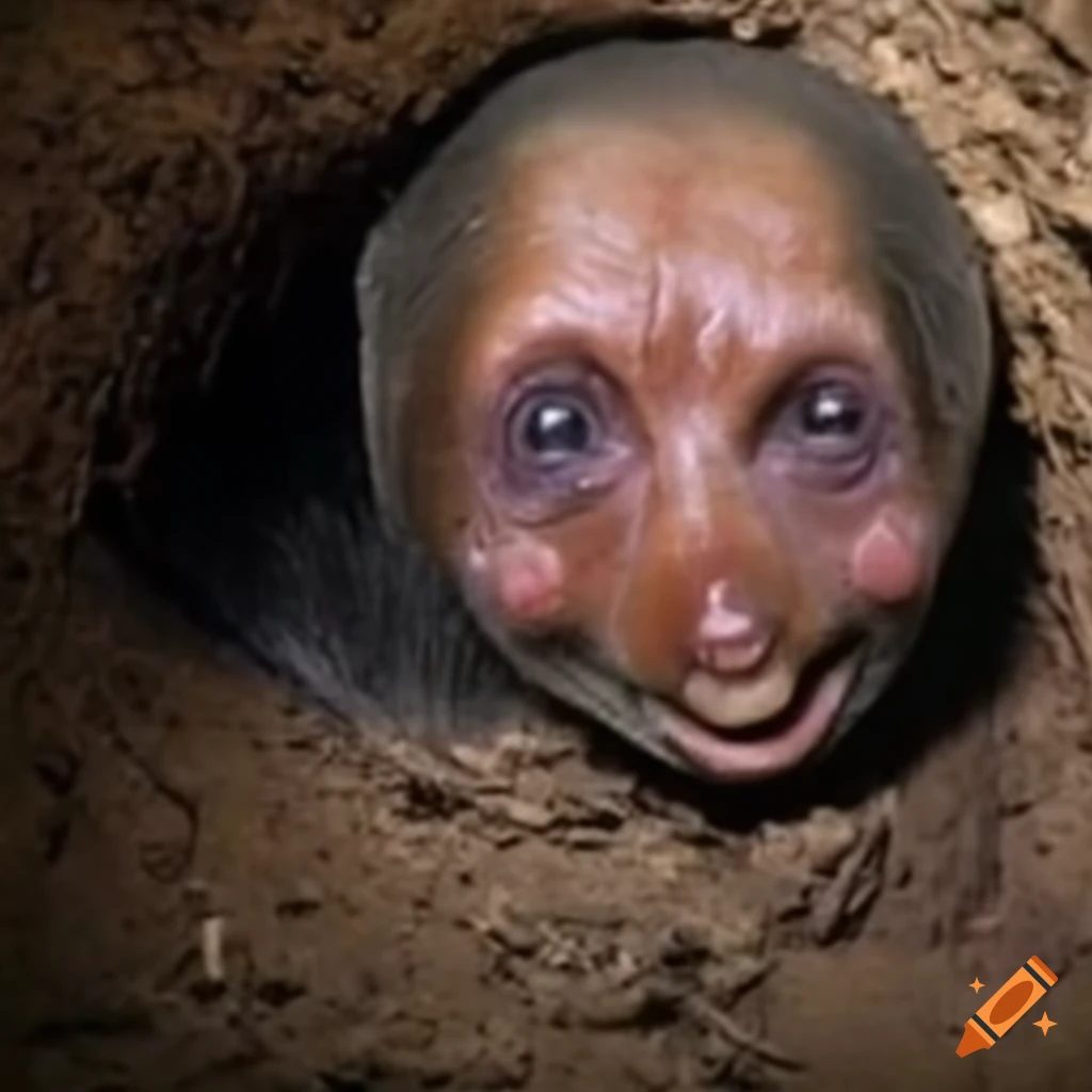 Secret underground mole people of the bbc on Craiyon