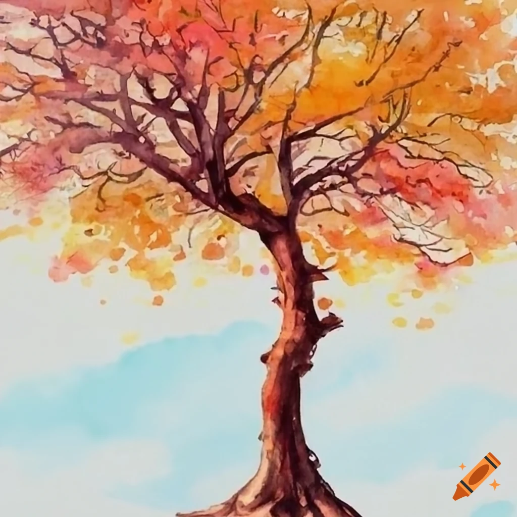 Ancient japanese-style tree on Craiyon