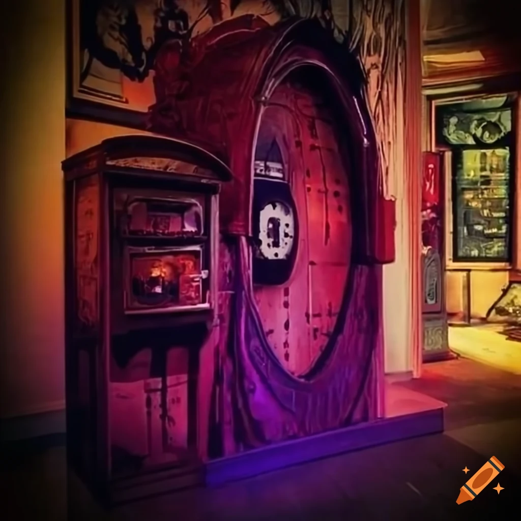 Time machine travelling concept on Craiyon