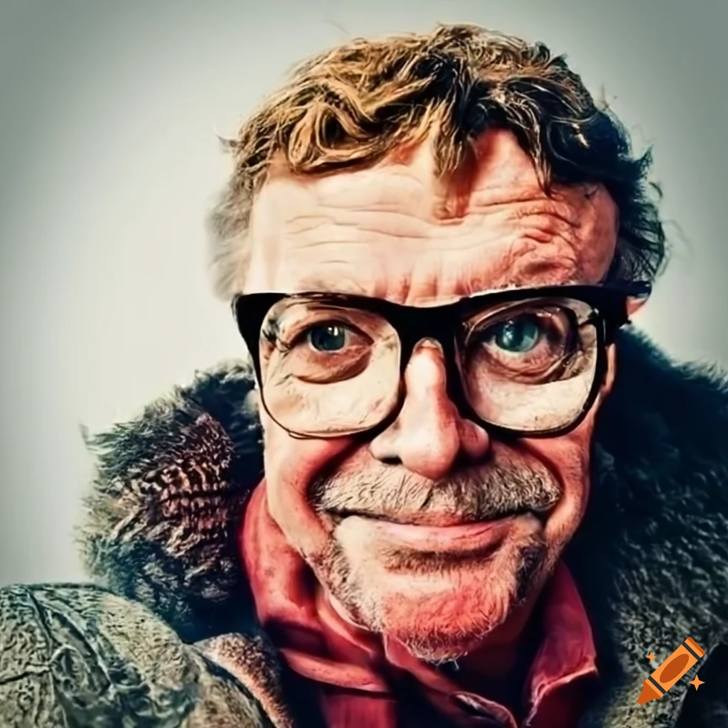 Selfie of a middle-aged british man on Craiyon