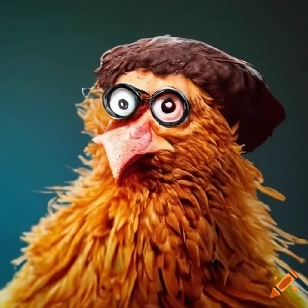 Groucho marx chicken on Craiyon