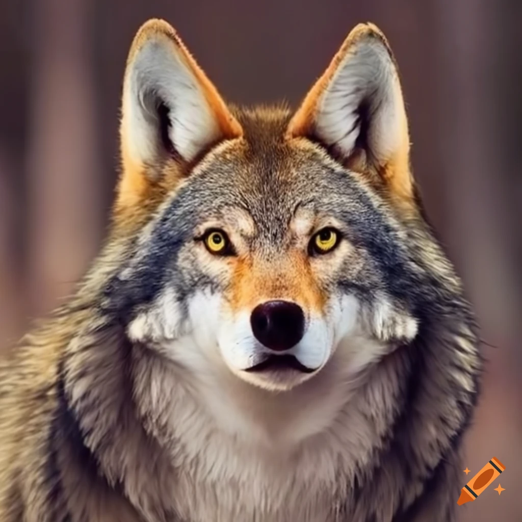 Female wolf on Craiyon