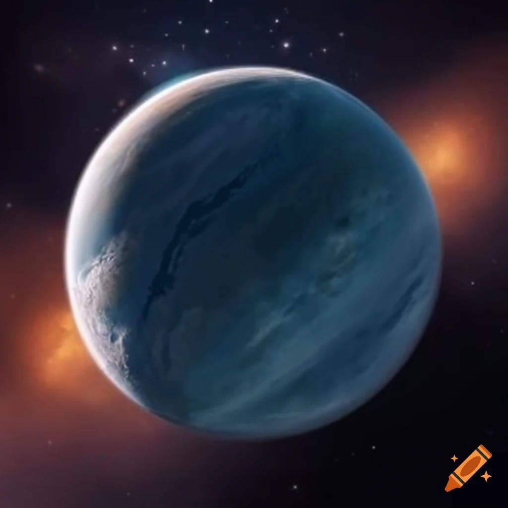 Planets in outer space on Craiyon