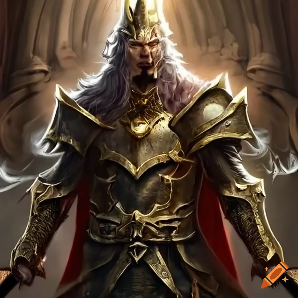 King in a fantasy setting on Craiyon