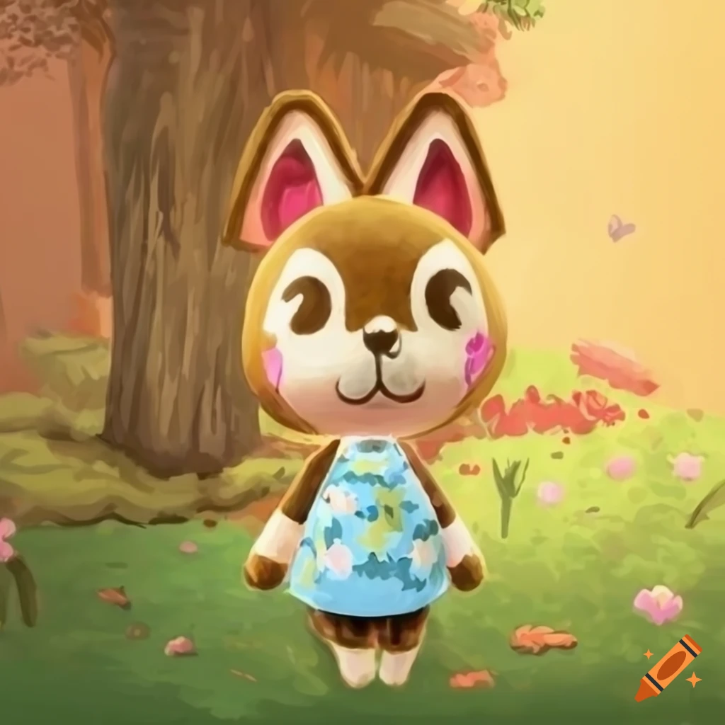 Ankha from animal crossing in a storybook style on Craiyon