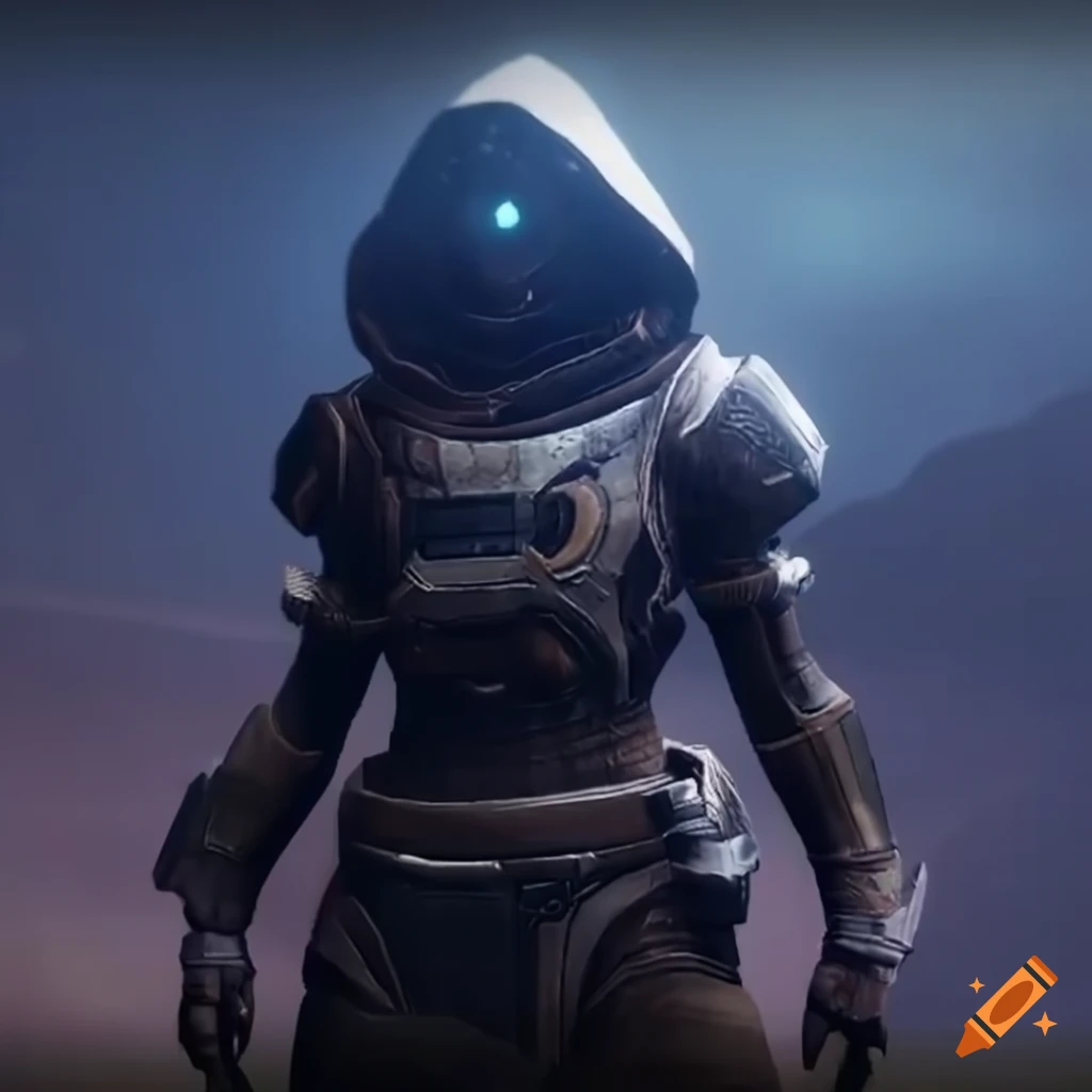 Destiny 2 the witness game character on Craiyon