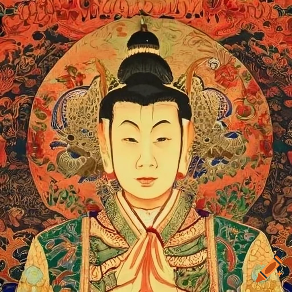 Traditional artwork from asia on Craiyon